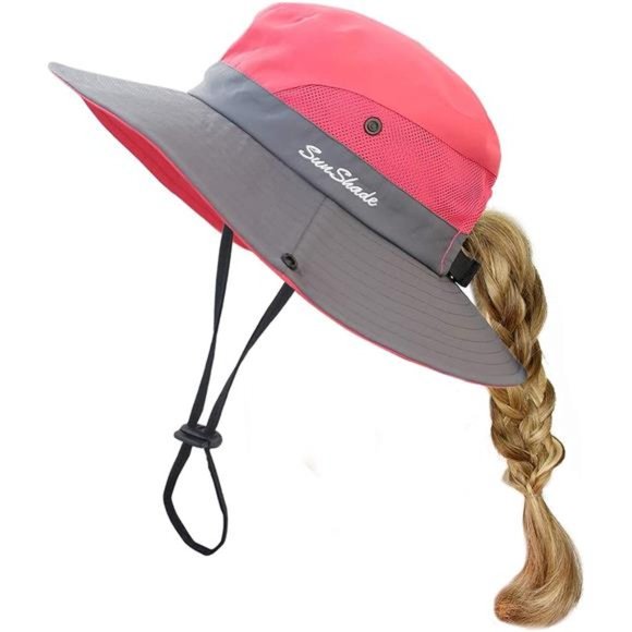 Accessories | Kids Girls Sun Hat Uv Protection Wide Brim Beach ...